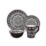 Lorren Home Trends Bimini Beaded 16 Piece Dinnerware Set, Service for 4 & Reviews | Wayfair